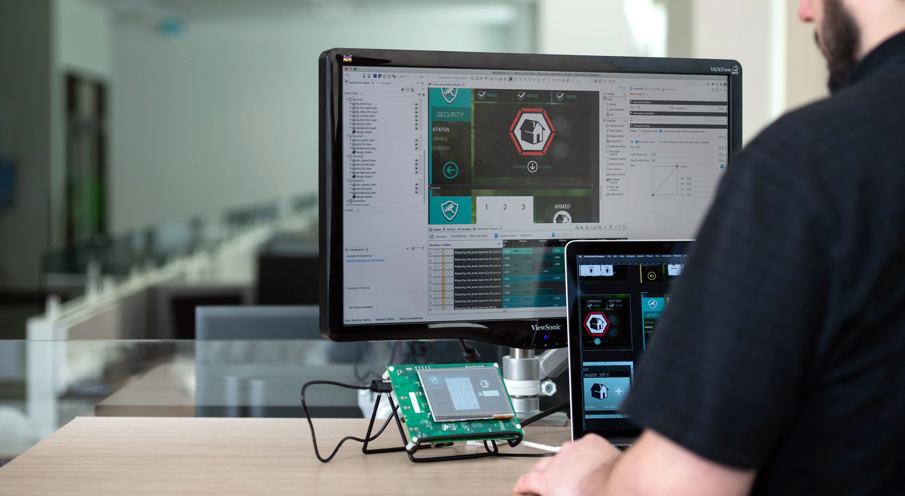 Embedded Gui Framework Storyboard Gui Development Software Crank Ametek